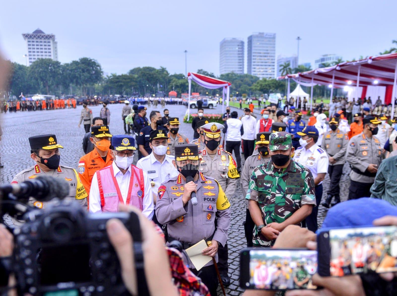 Kapolri Tekankan Soal Strategi Antisipasi Kemacetan Hingga Vaksinasi