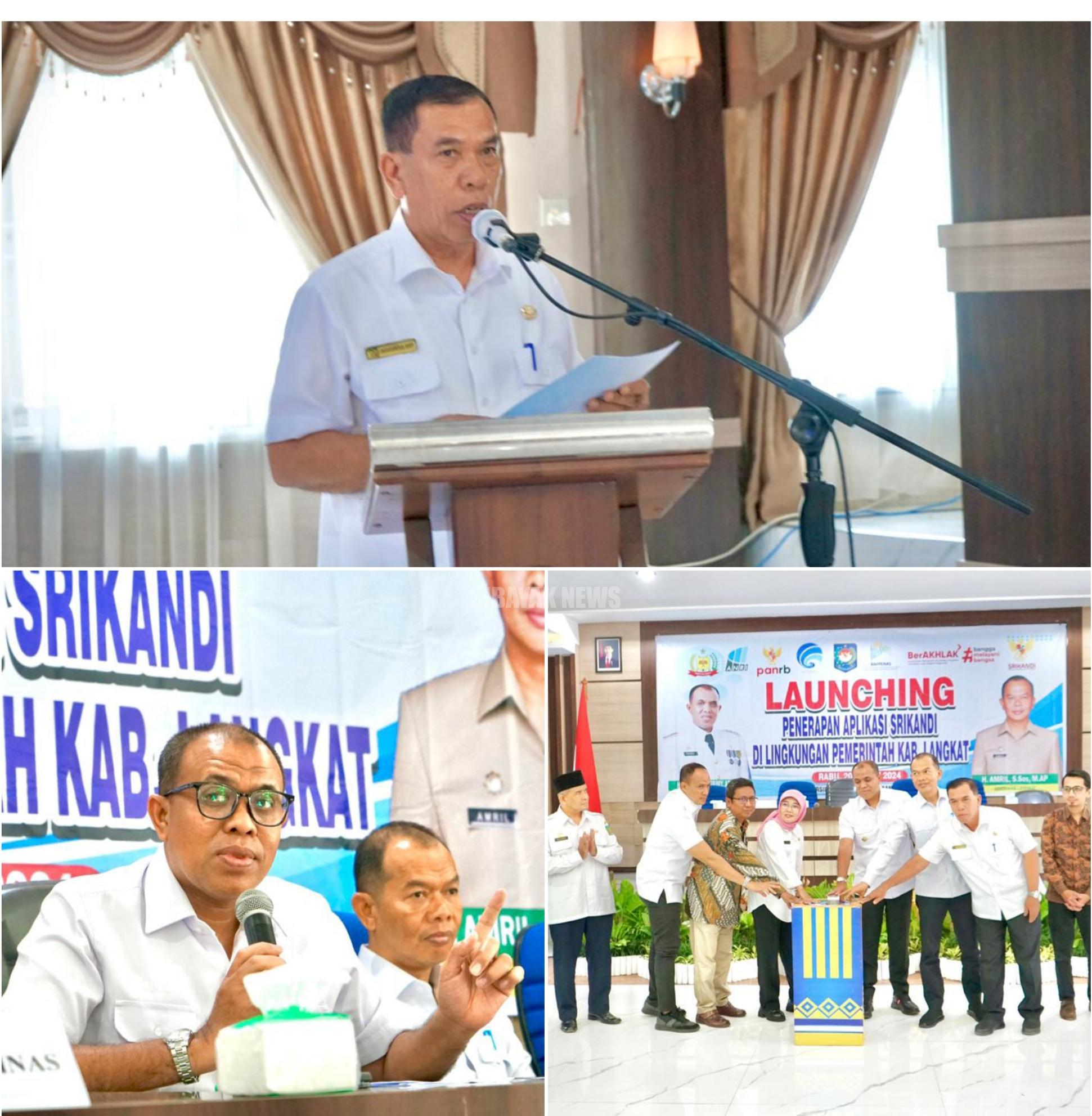 Pj Bupati Langkat Faisal Hasrimy Buka Bimbingan Teknis Aplikasi Srikandi