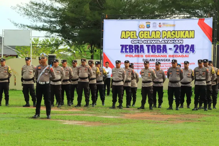 Kapolres Sergai Pimpin Apel Gelar Pasukan Operasi Zebra Toba Tahun 2024, Ini Penjelasannya