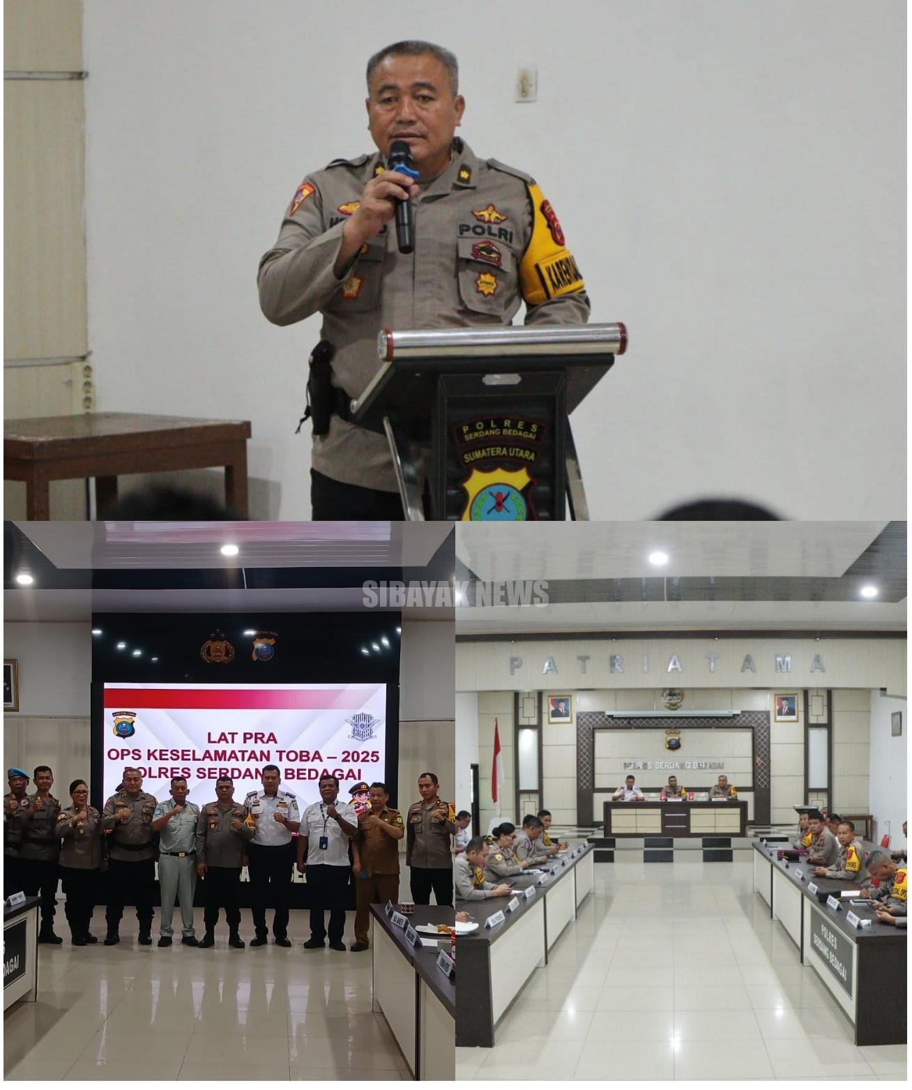 Polres Sergai Gelar Lat Pra Ops Keselamatan Toba 2025, Siap Amankan Kamseltibcar Lantas ...